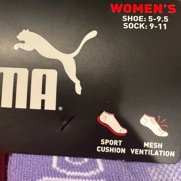 Puma | Accessories | New Puma Athletic Socks Pink And Purple | Poshmark